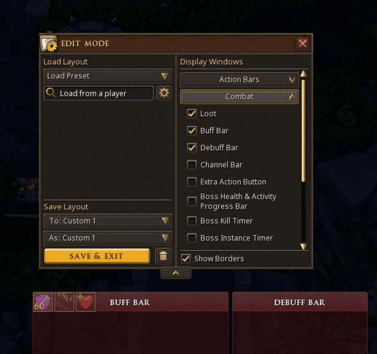 Buff Bar
